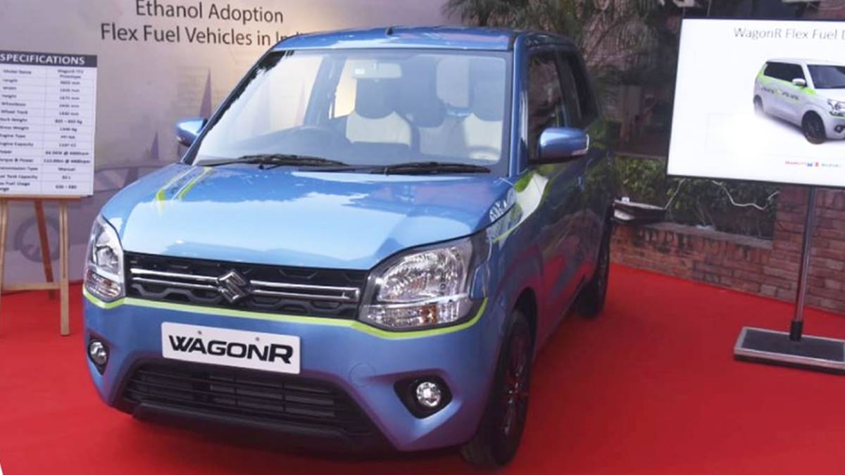 Maruti Suzuki Unveils Wagon R Flex Fuel Prototype; Plans To Launch FFV By 2025
